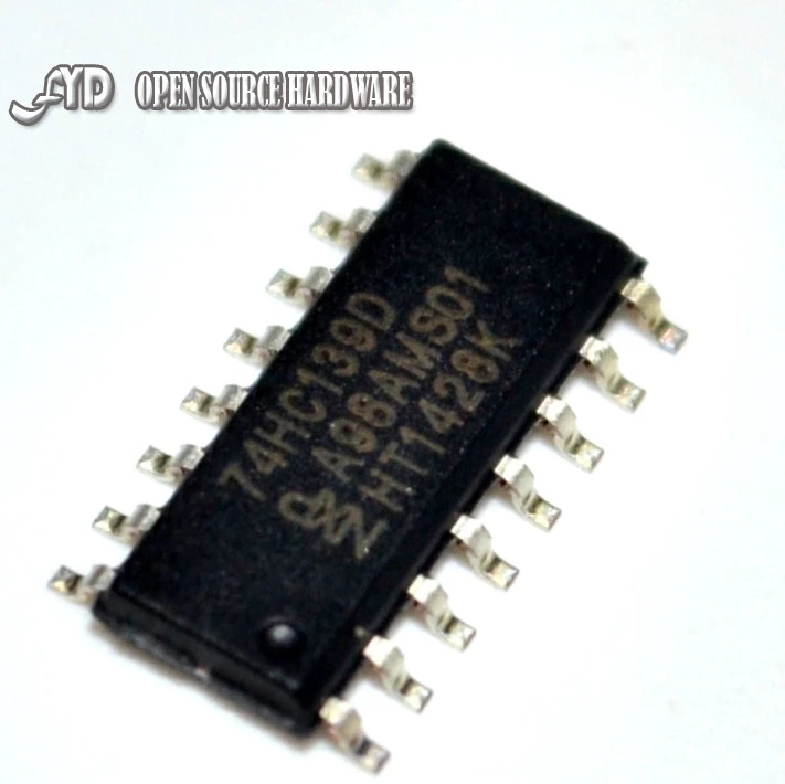 20 unids SMD 74HC139D 74HC139 IC DUAL 2 4LN DECODIFICACIÓN/DEMUX 16 ...