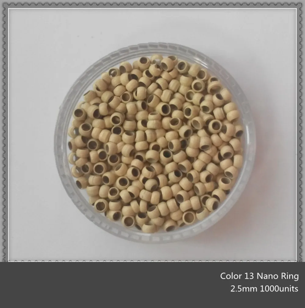 10000units Hair Extension Nano Ring Bead 2.5 Mm Micro Ring Tools For ...