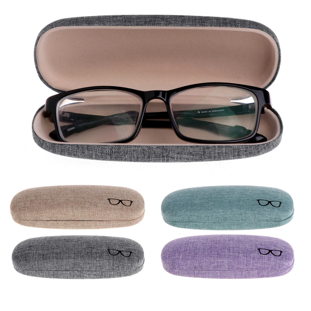 4 Colors 1 Pc Available Hard Glasses Case Protable Glasses Case Metal Eyeglass Sunglasses