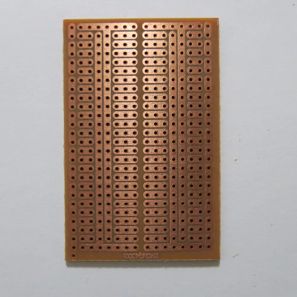 10pcs/lot Single Side 4.5x7cm universal Stripboard Veroboard vero Board ...