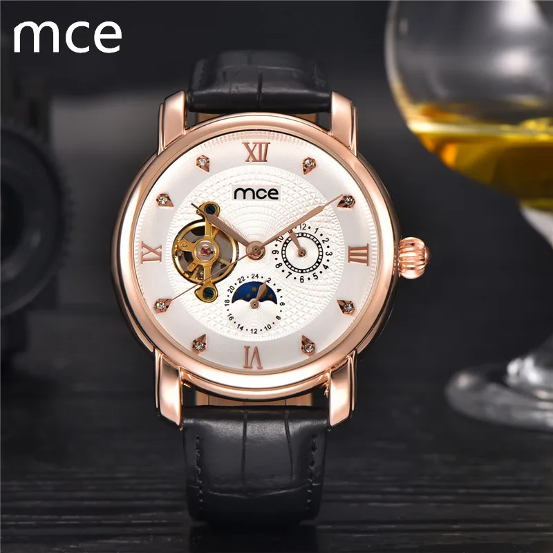 MCE Mens Watches Top Luxury Brand Automatic Mechanical Wristwatch ...