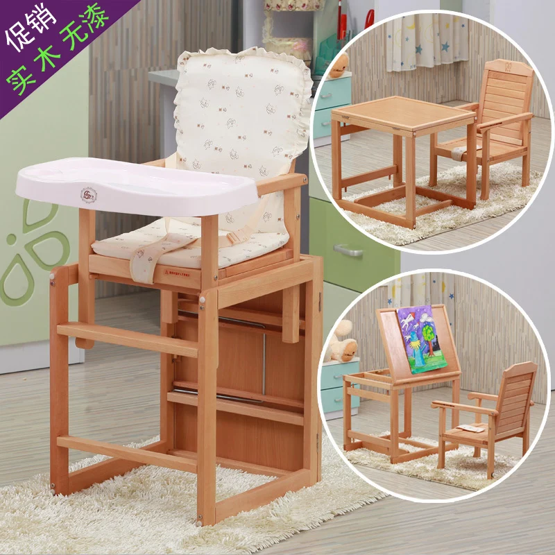 Valley child dining chair solid wood baby dining chair multifunctional ...