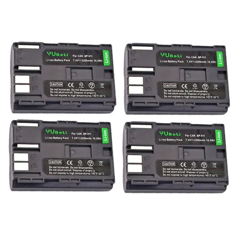 Canon Powershot G3 Battery Kastar BP-511 Battery & Charger Kit For ...