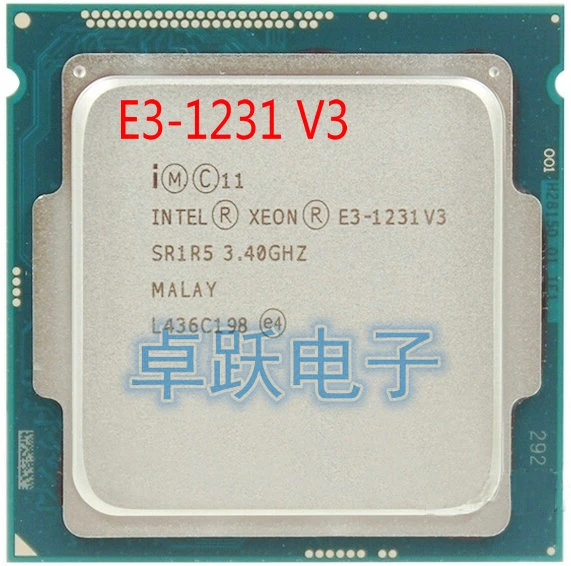 Intel Xeon Processor E3-1231v3 E3 1231 V3 Quad-core Processor Lga1150 Desktop Cpu 100% Working ...