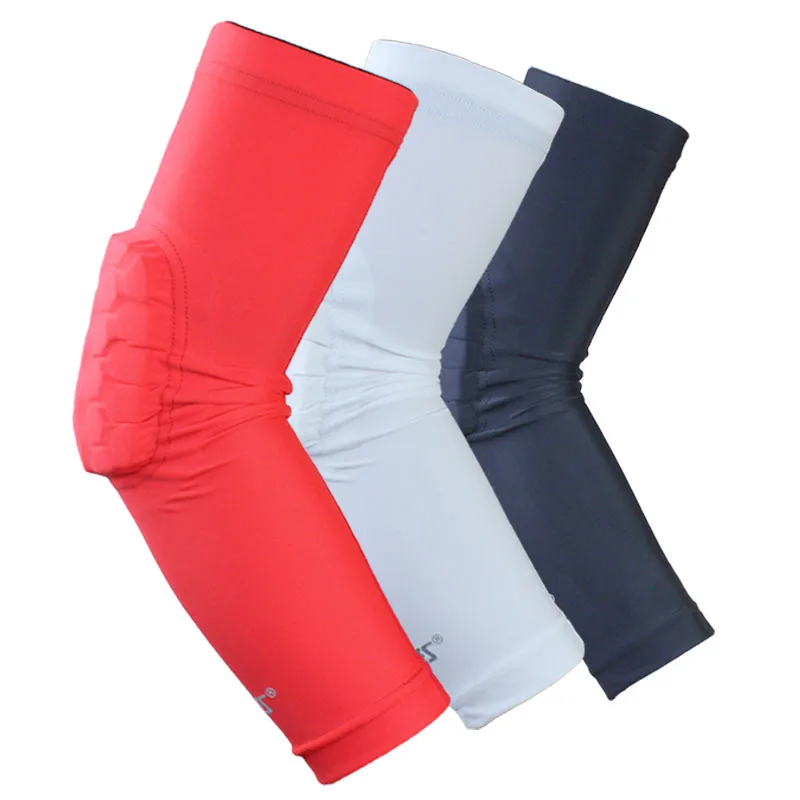 Honeycomb Lycra Basketball Elbow Pads Sports Sponge Arm Protector