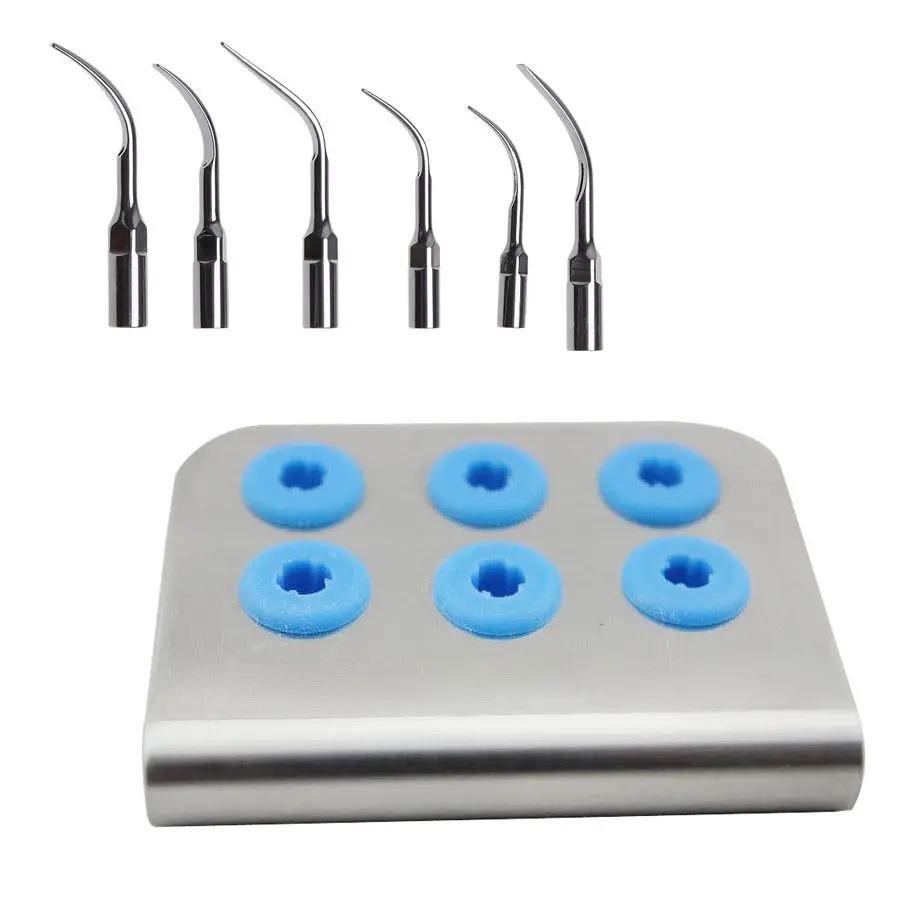 Dental Scaler tips G1 G2 G3 G4 G5 G6 + Bur Holder Fit EMS/Woodpecker ...