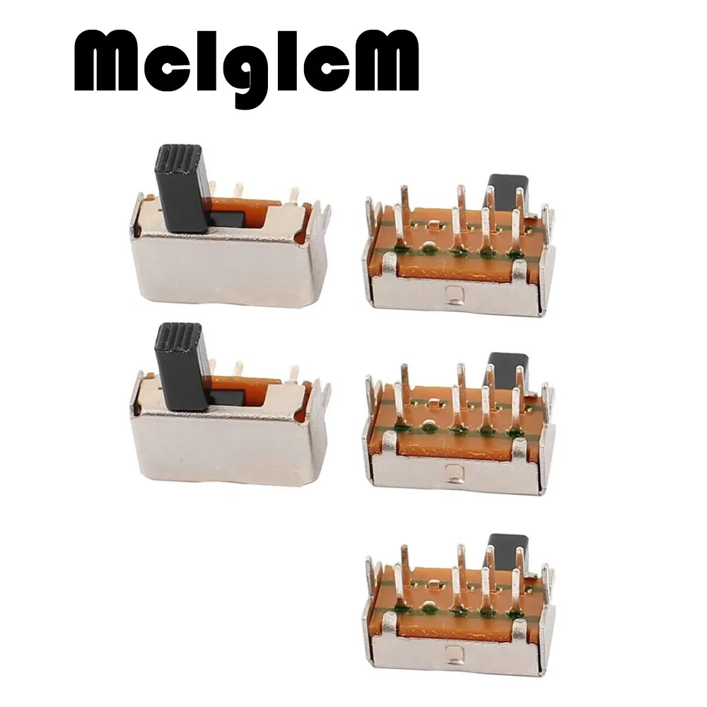 25pcs Micro Slide Switch 3 Position 8 Pin 2P3T on off Mini Toggle ...