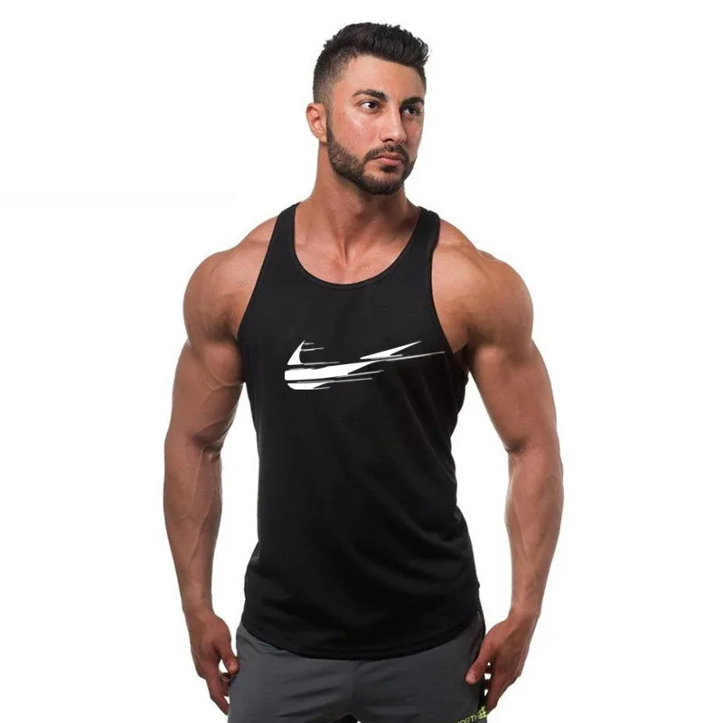 New Debardeur Homme Gyms Fitness Men Vest Sleeveless Fashion Brand