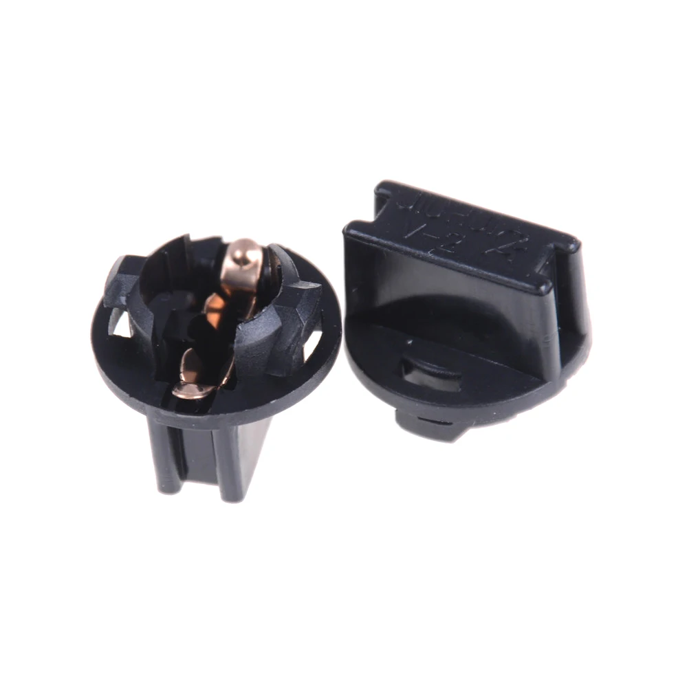 10pcs Black T10 Socket Dashboard Instrument Panel Socket T10 W5w 168