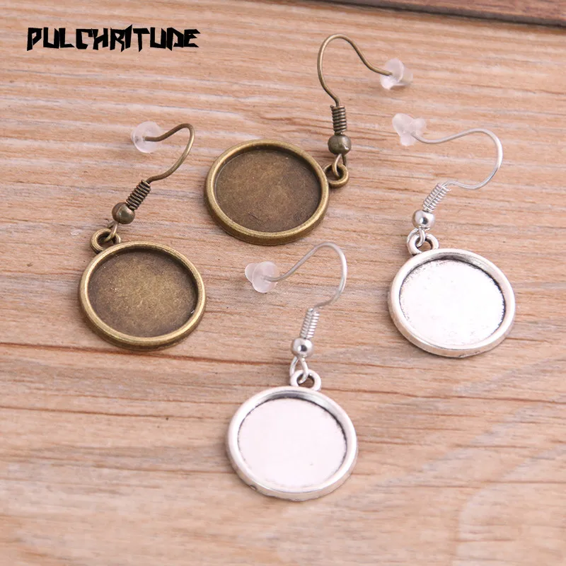 Earrings Base Cabochon Lot | Cabochon Setting Bases Earring - 10pcs 10 ...