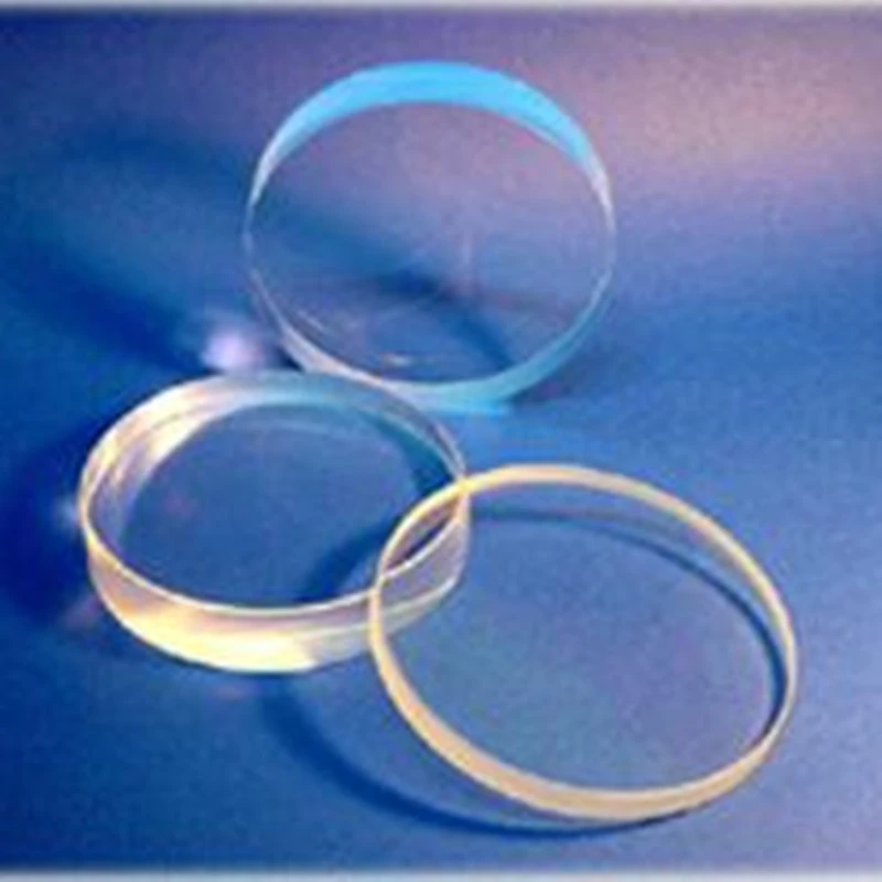 MgF2 magnesium fluoride crystal substrate window piece double throwing ...