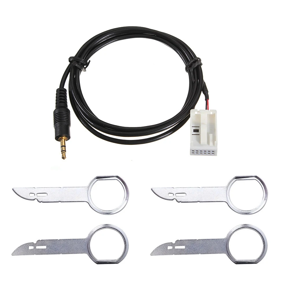 Lonleap New 3.5mm Jack Plug 6000 CD AUX In Input Adapter Cables & Keys ...