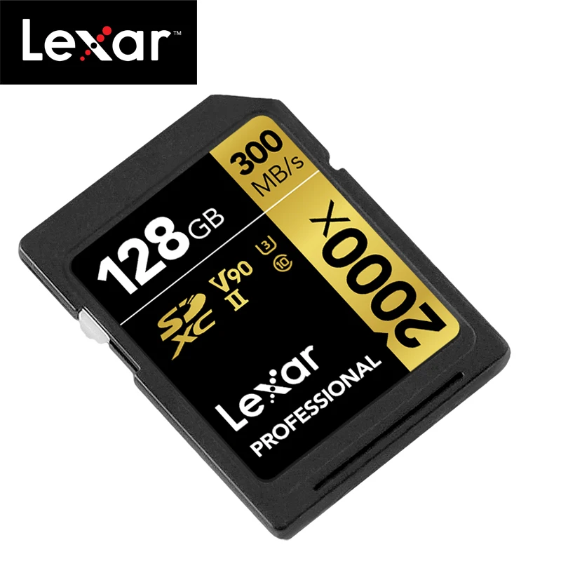 Original Lexar 300MB/s 64GB Memory SD Card 32GB 128GB 2000x SDXC UHS-II ...