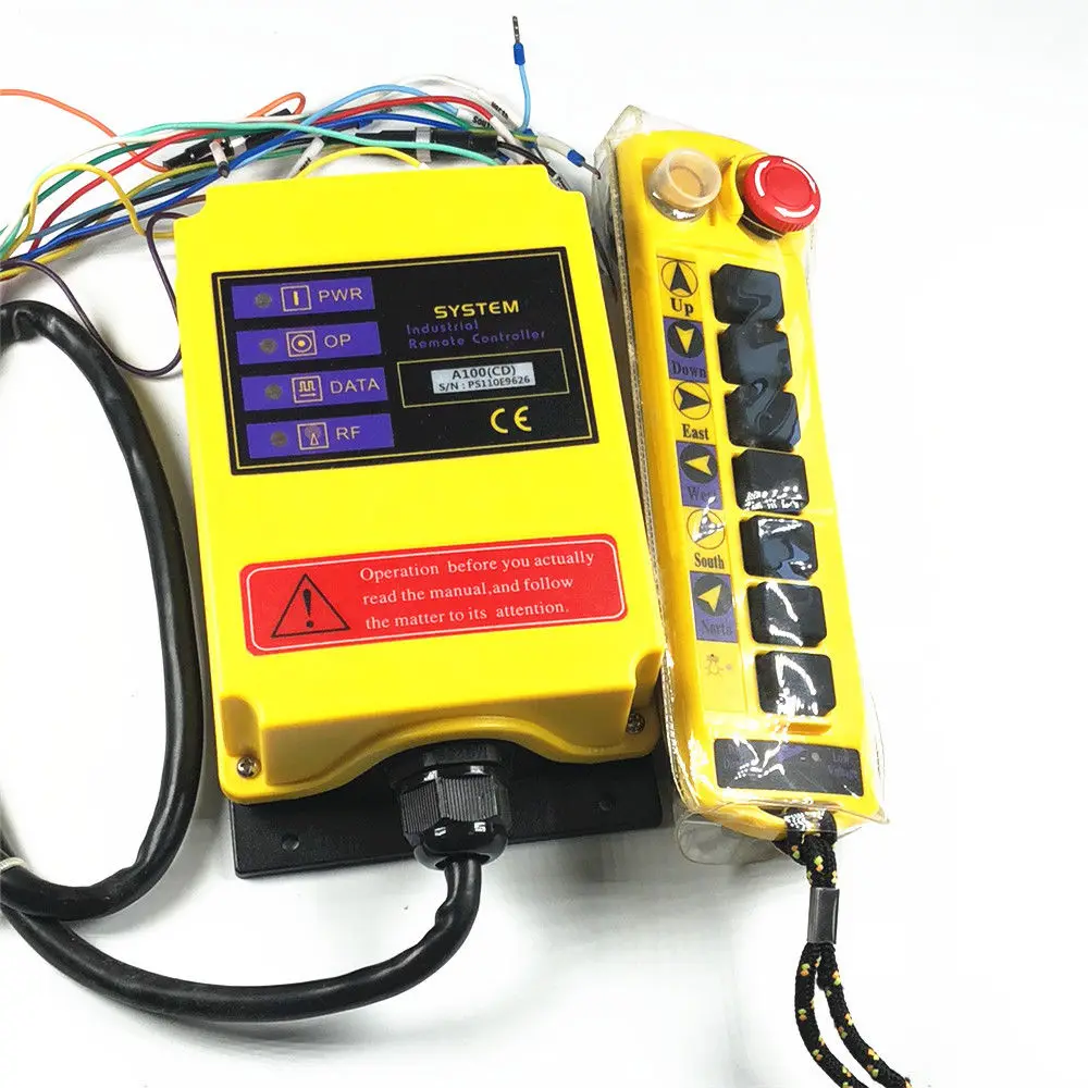 1PCS-3-Motions-1-Speed-Crane-Hoist-Lifter-Conveyor-Wireless-Remote ...