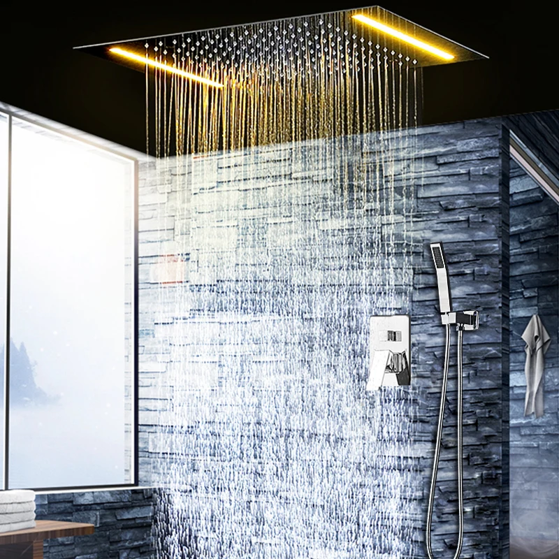 Chuveiro-do-banheiro-conjunto-el-trico-led-teto-escondido-chuveiro ...