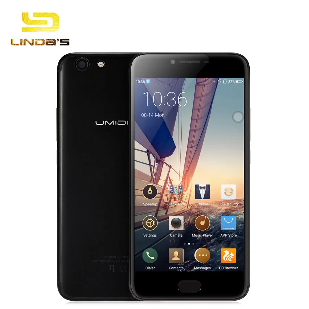 Original UMIDIGI C NOTE 2 4G Mobilephone 5.5 inch Android 7.0 MTK6750T ...