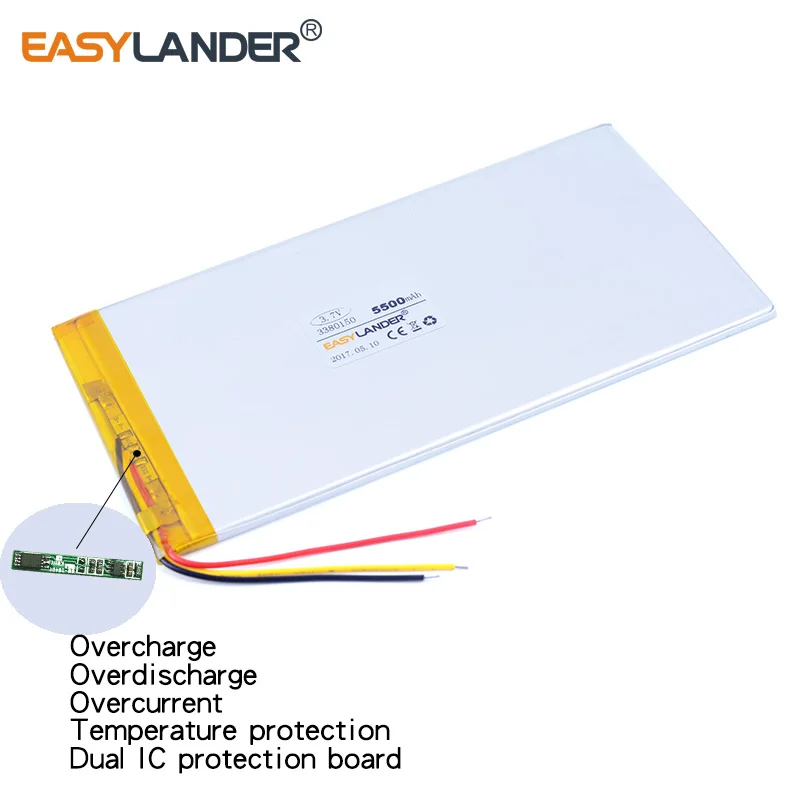 3380150 3080150 3.7V 5500mAh Polymer Li Ionแบตเตอรี่สำหรับโทรศัพท์ ...