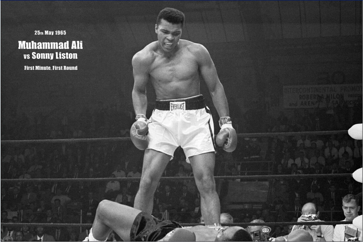 25th May 1965 Muhammad Ali VS Sonny Liston First Minute,First Round ...