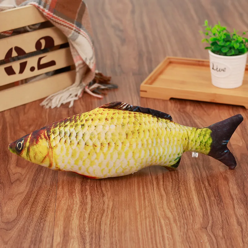 Simulation Carp Stuffed Fish Plush Toys Filling PP Cotton Creative Sofa ...