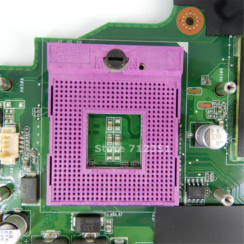 N61vg материнская плата 1Гб N10p Gv2 C1 Pm45 Ddr2 для Asus N61v N61vg