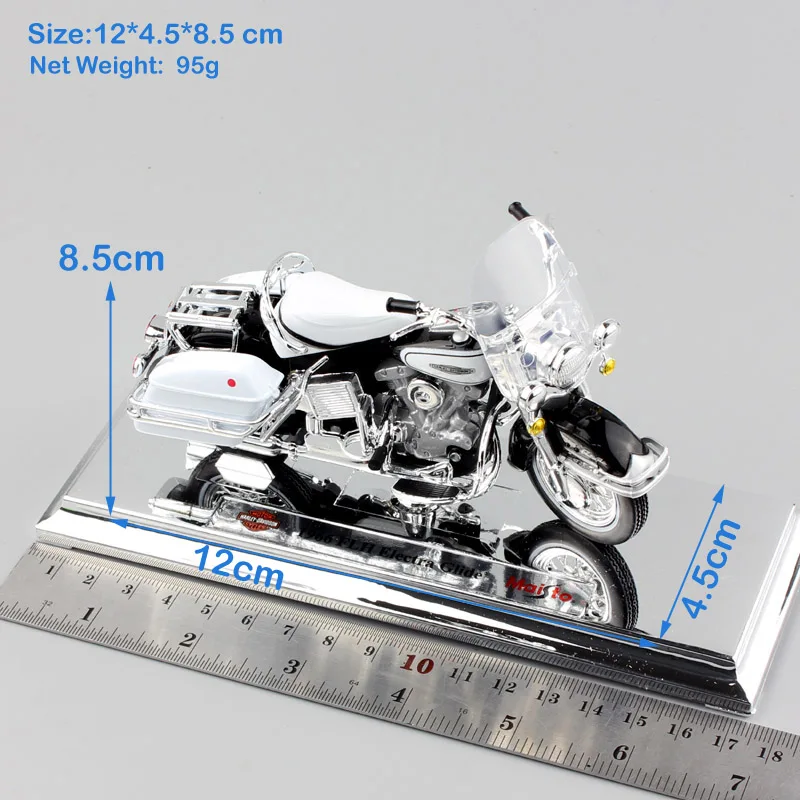 1 18 Scale kids vintage Harley 1966 FLH Electra Glide Diecast metal ...