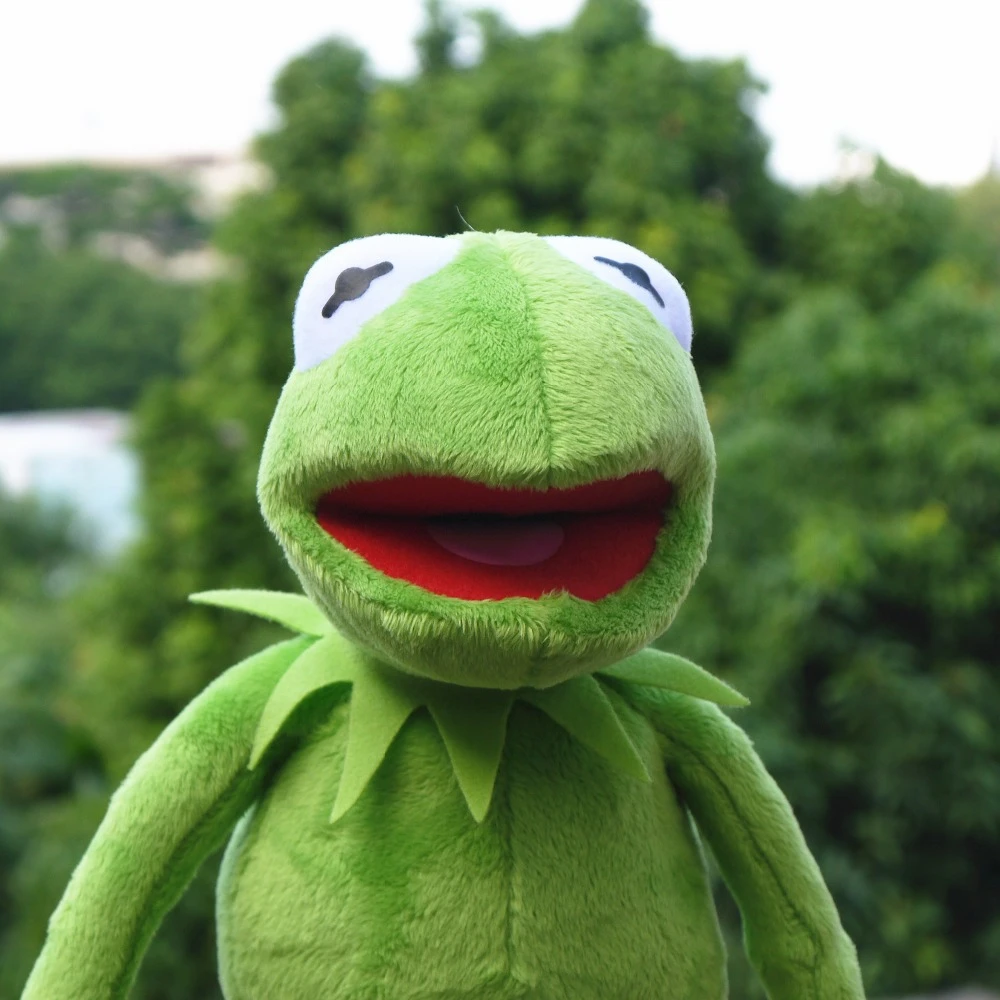 40cm Plush Kermit Frog Sesame Street Frogs Doll The Muppet Show Plush ...