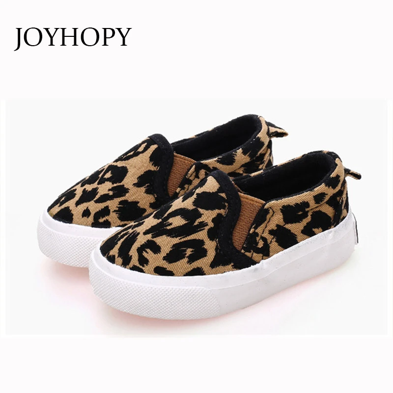 Spring Kids Shoes Boys Girls Casual Shoes Fashion Leopard Print ...