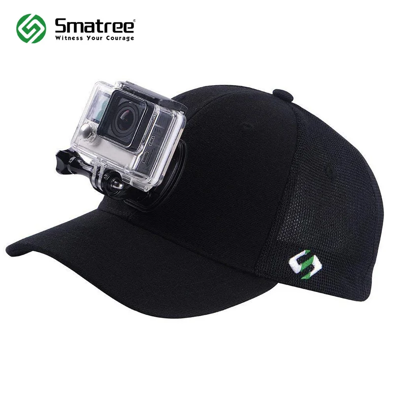 Smatree Mesh Baseball Hat for GoPro Hero 5 Session, Hero 7/6/5/4/3+/3 ...