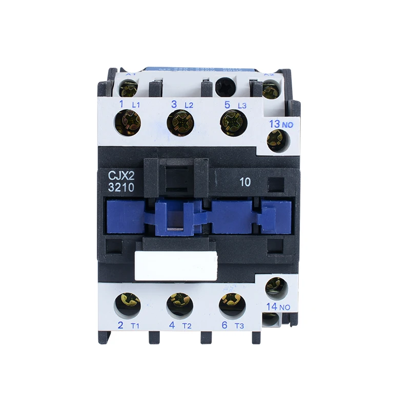 Contactor eléctrico CJX2 3210 LC1 AC 32A NO trifásico, montaje en Riel DIN, 24V, 36V, 110V, 220V ...