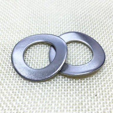 M3/M4/M5/M6/M8-M20 304 Stainless Steel Curved Wave Washers Elastic Spring Washer GB955 Wave-shaped