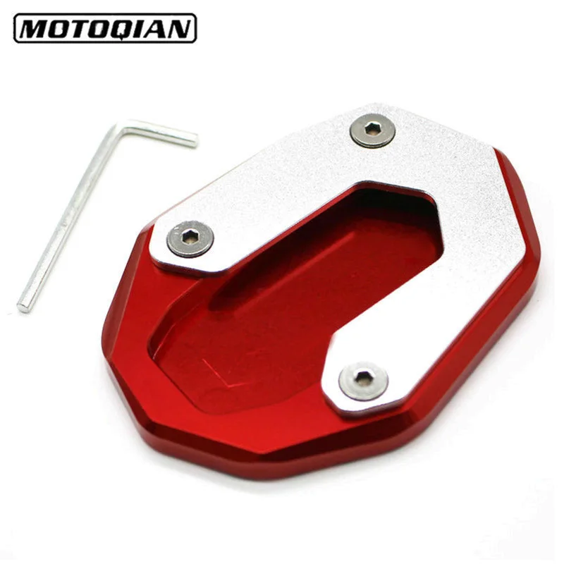 Motorcycle Cnc Kickstand Foot Side Stand Enlarge Extension Pad Support