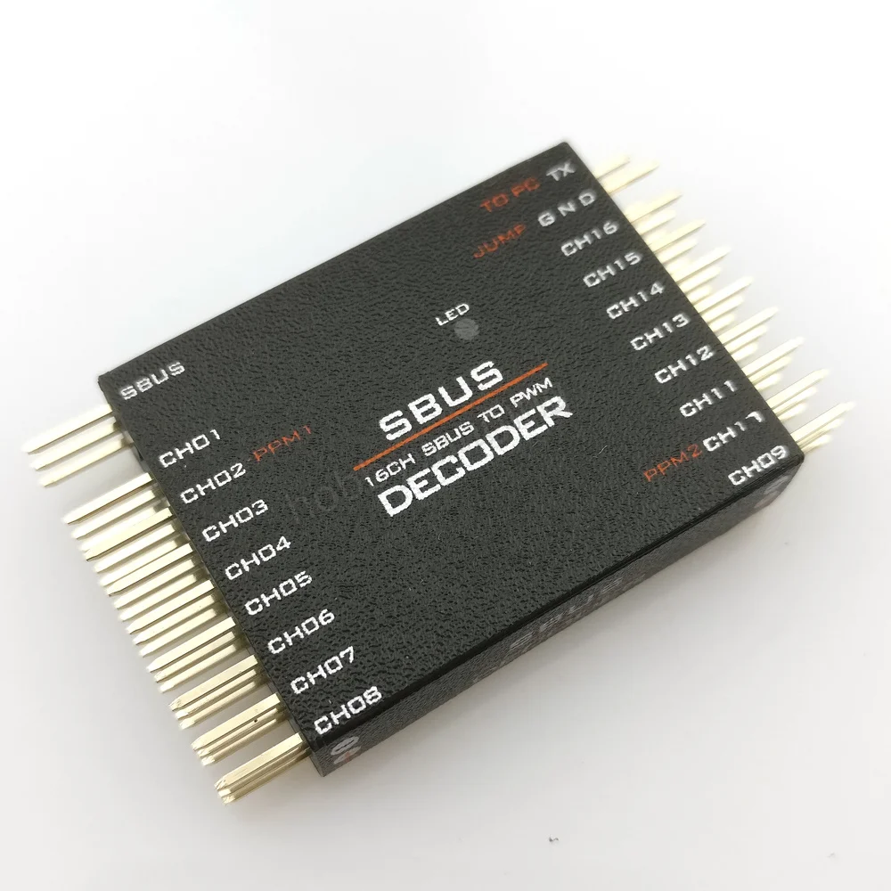 Free shipping DIY SBUS To PWM/PPM Decoder 16CH For Futaba Orange Frsky ...