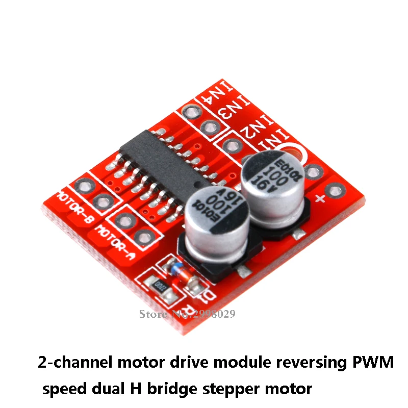 2 channel DC motor driving module Positive inversion PWM speed mini ...