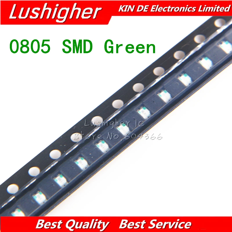 100pcs Green 0805 SMD LED Green Colour Diodes Light|Diodes| - AliExpress