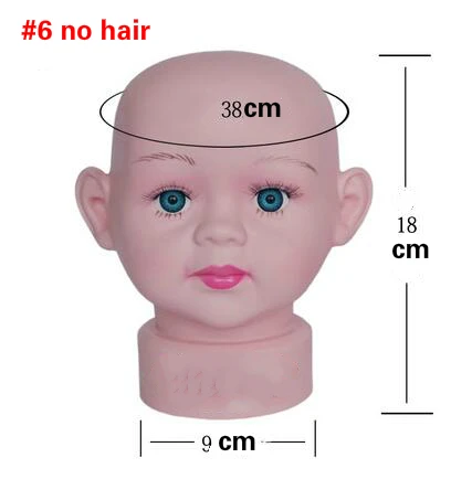 1pcs Infant Baby Head Model Baby Boy And Girl Show Cap Hat Knitted Hat ...