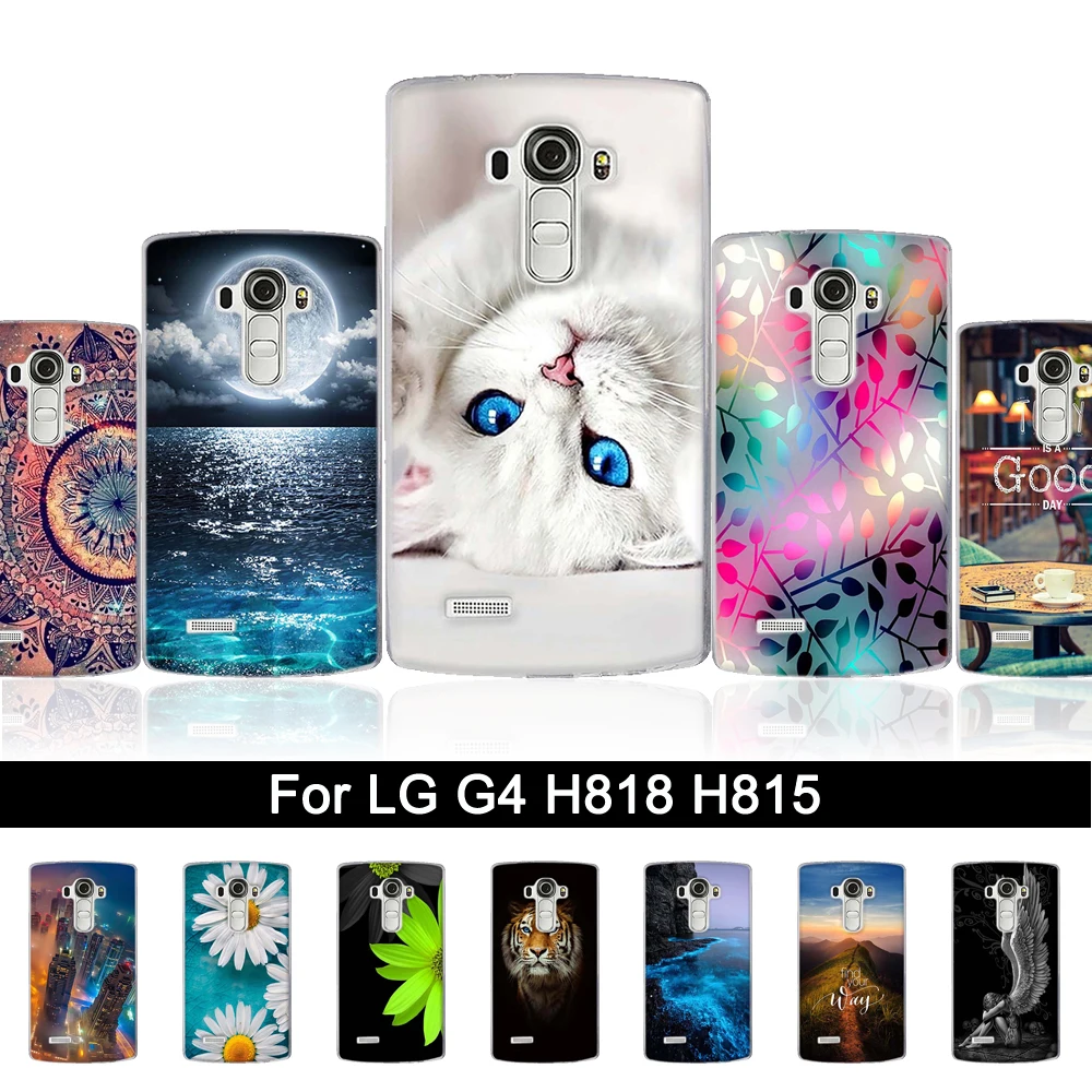 Soft TPU Case For LG G4 Painting Back Phone Cover Cases For LG G 4 H818 ...
