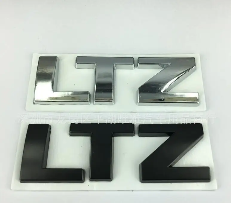 LTZ Emblem Sticker Car Ltz Logo 3D Letter Rear Badge For Chevy Cruze ...