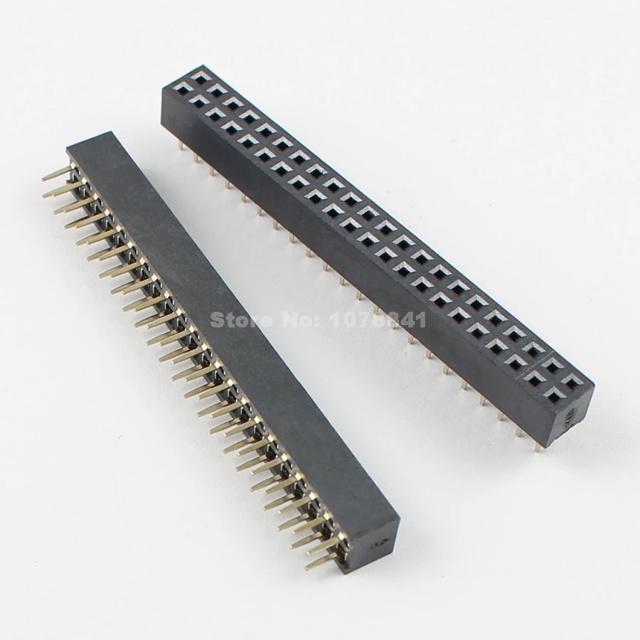 50pcs 2mm 2.0mm Pitch 2x22 Pin 44 Pin Female Double Row Straight Pin ...
