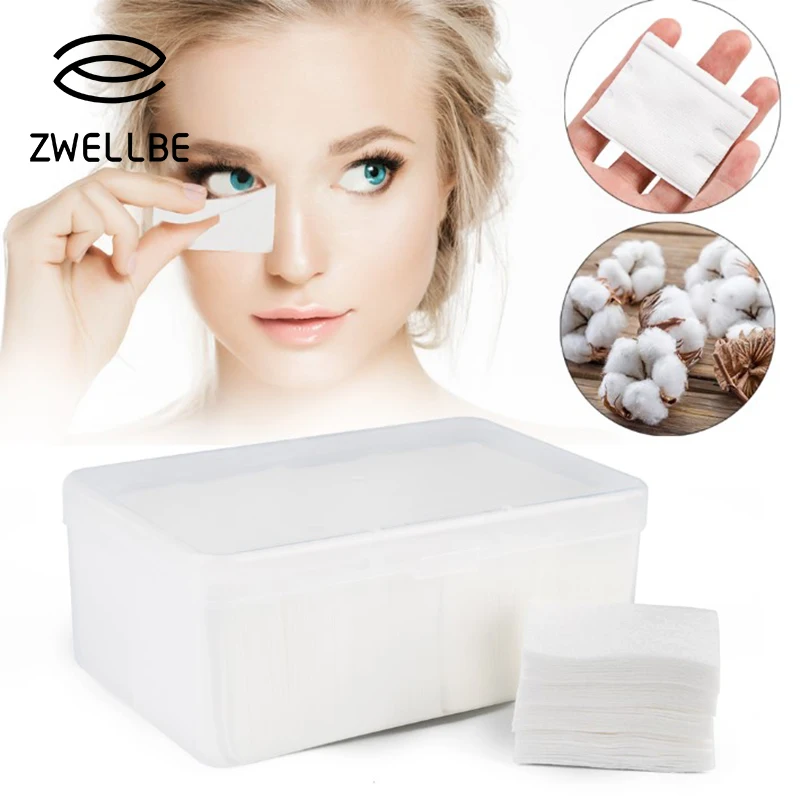 1000pcs Facial Makeup Cotton Pads Double Side Cleaning Wipes Makeup ...