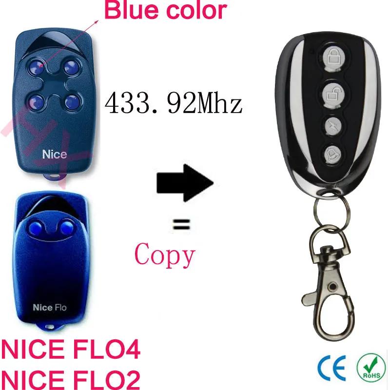 Aliexpress.com : Buy high quality copy NICE FLO2, FLO4 (blue button ... Aliexpress.com : Buy high quality copy NICE FLO2, FLO4 (blue button ...