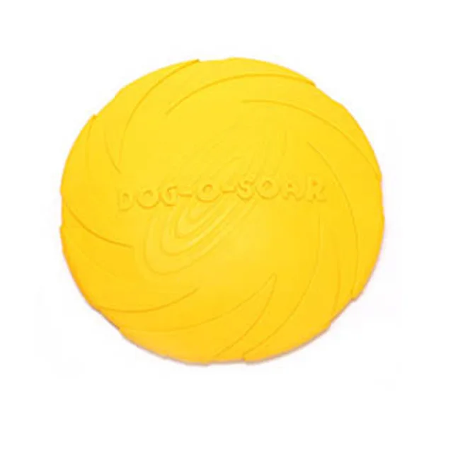 Outdoor Soft Eco-friendly Silicone Rubber Dog Frisbee Pet Tooth ...