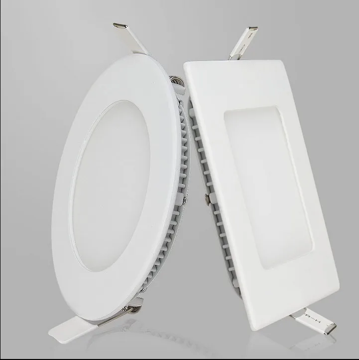 Luces LED empotradas ultrafinas de techo, Panel de luces, lámpara ...