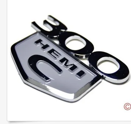 White Series 300C 2005 2010 HEMI Car BADGE 300C HEMI Trunk Car Emblem ...