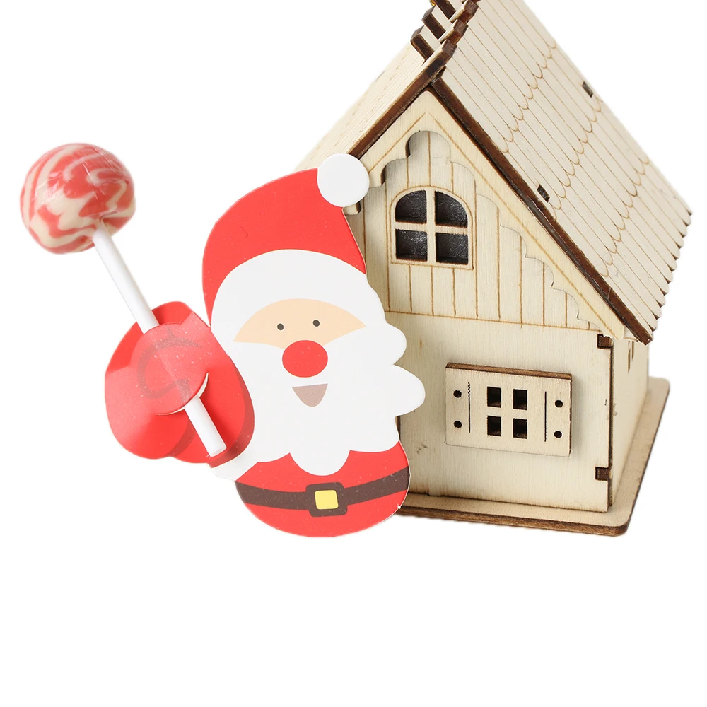 50 piezas pingüino de Santa Claus tarjetas de invitación de papel Linda ...