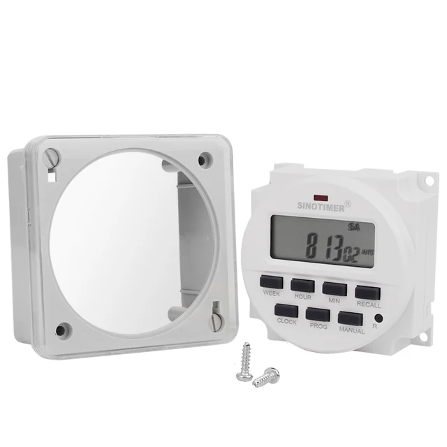 DC 12V 7 Days Weekly Programmable Digital Timer Switch Time Relay ...