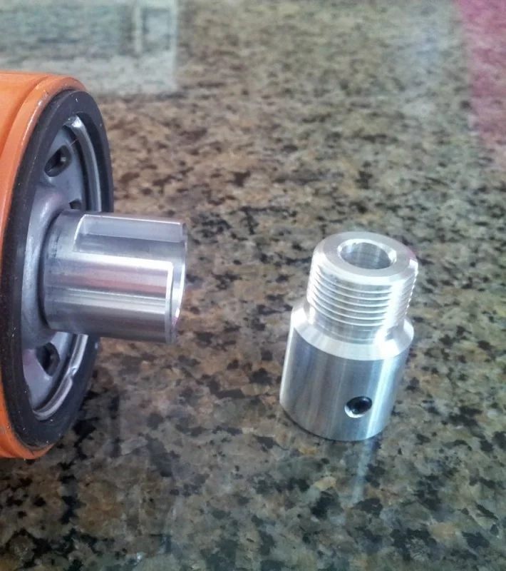 Threaded Barrel Adapter for Ruger 10/22: Slip-On 3/4-16 3/4x16 End Cap