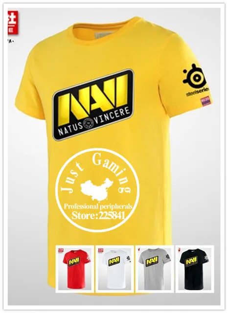 SteelSeries Natus Vincere Navi game team jersey T Shirts game dota2 ...
