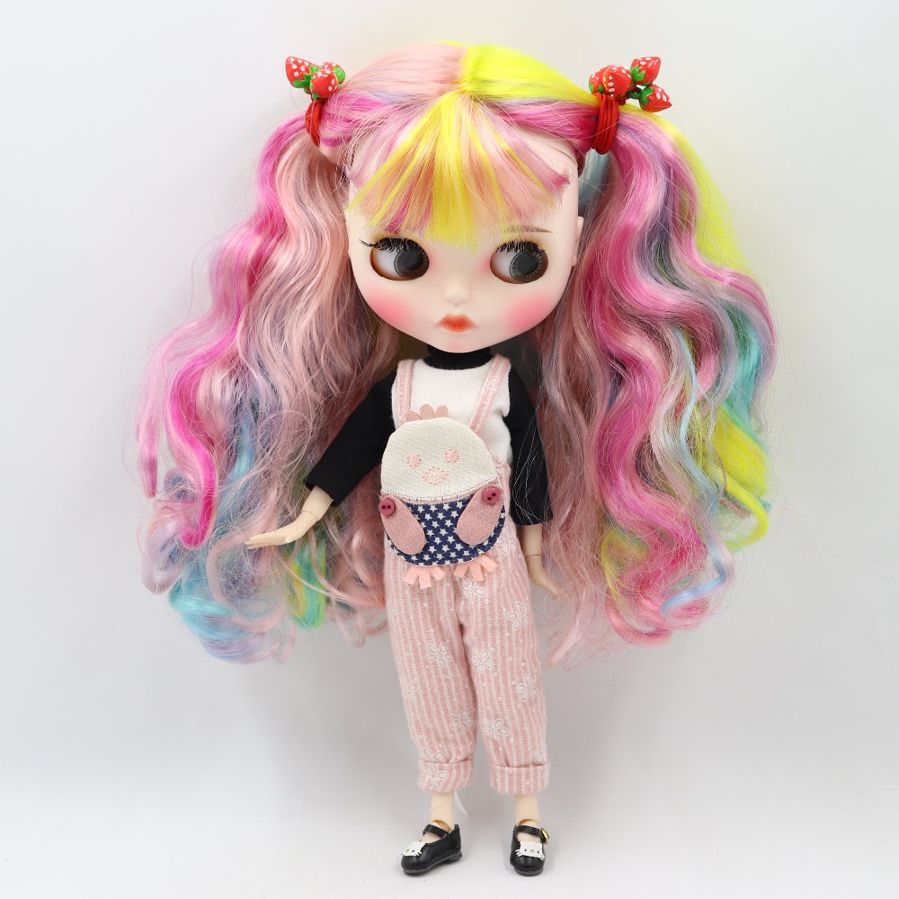 Leah – Premium Custom Neo Blythe Doll with Multi-Color Hair, White Skin ...