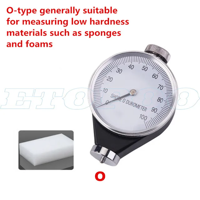 Shore Type A/O/D Rubber Tire Durometer Hardness Tester Meter Measuring ...