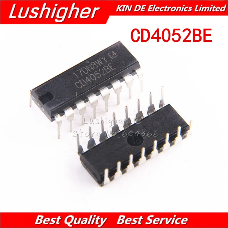 10PCS CD4052BE DIP16 CD4052 DIP new and original IC free shipping-in ...